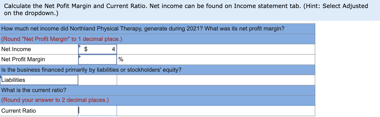 Solved need help finding the net profit margin and the | Chegg.com Solved need help finding the net profit margin and the | Chegg.com