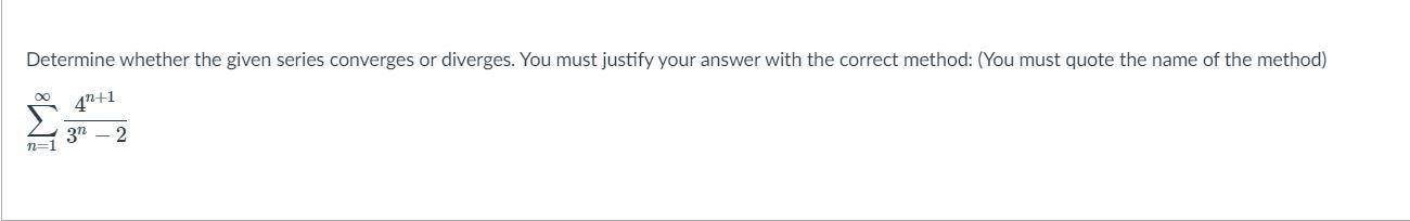 Solved Determine whether the given series converges or | Chegg.com