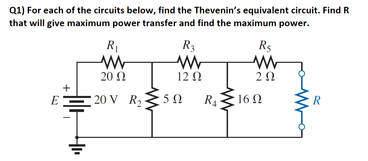 Solved For the circuit below:** For learning and studying | Chegg.com