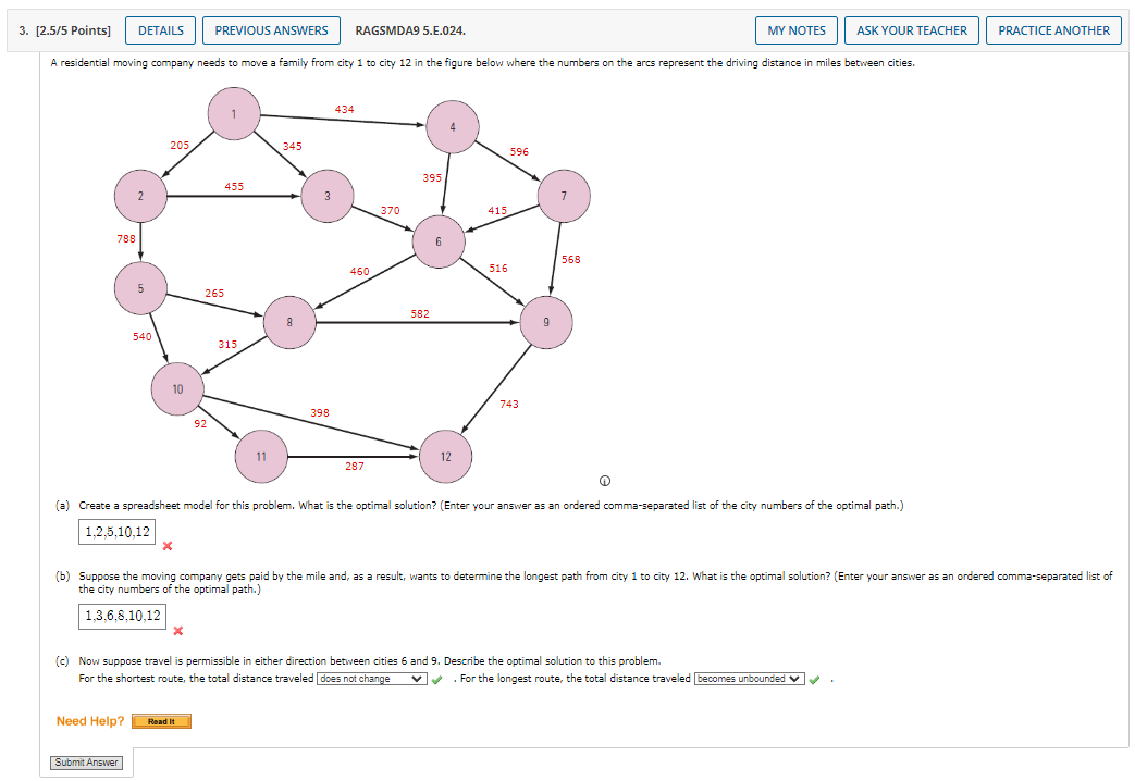 Solved (a) Create a spreadsheet model for this problem. What | Chegg.com