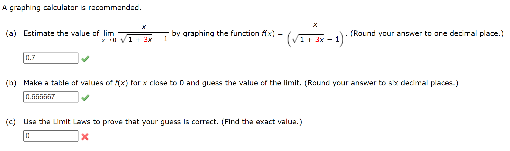 Solved A graphing calculator is recommended. (a) Estimate | Chegg.com