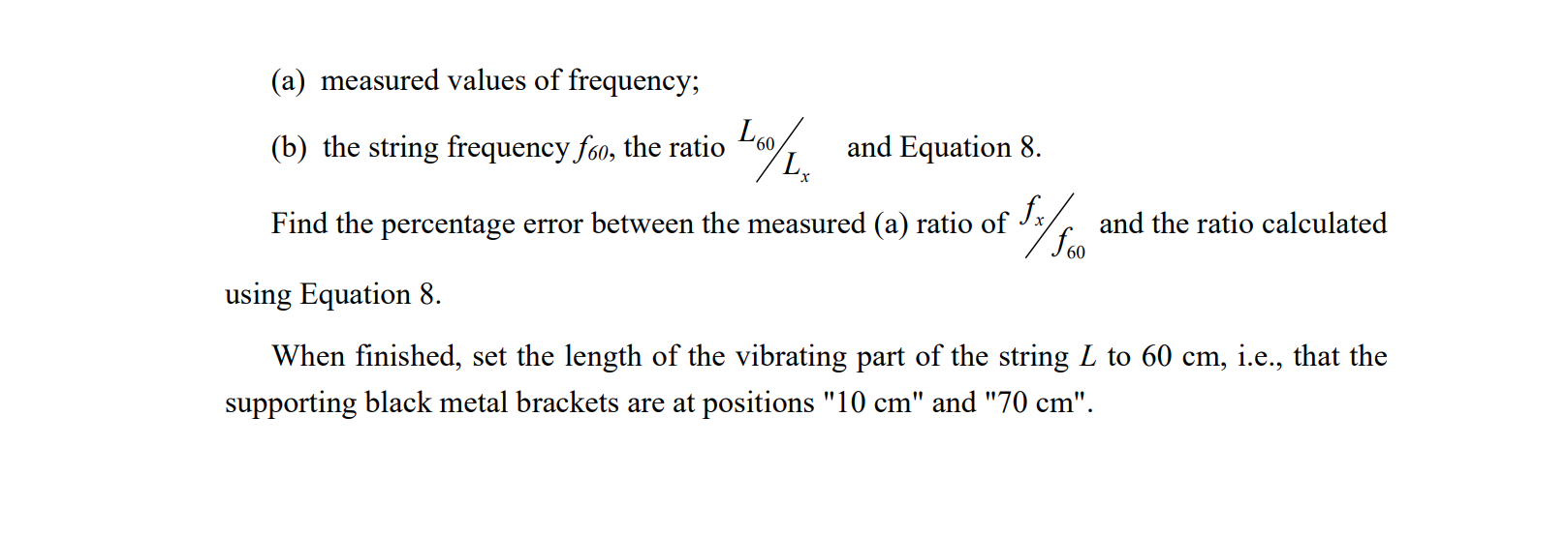 Solved Activity 4: Frequency of a String as a Function of | Chegg.com