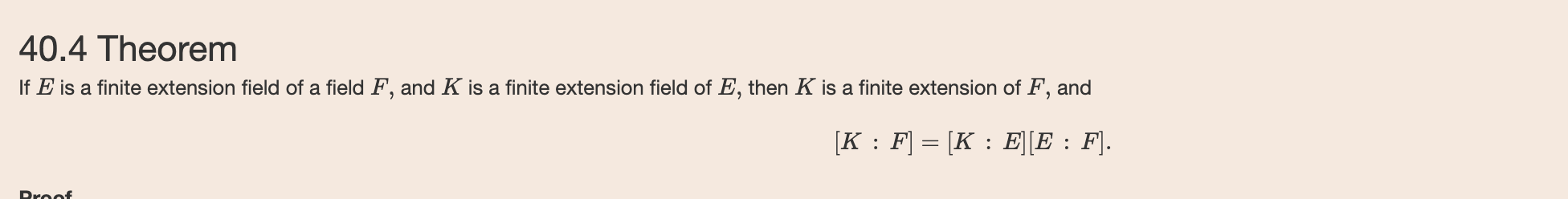 Solved 46.4 Theorem Let K be a normal extension of a field F | Chegg.com