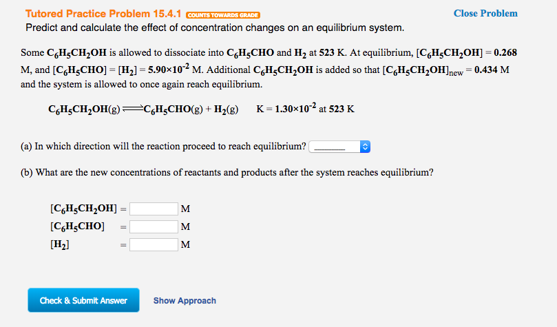 Solved Tutored Practice Problem 15.4.1 COUNTS TOWARDS GRADE | Chegg.com