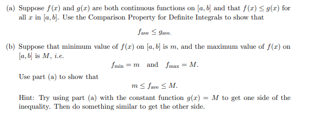 Solved Need to use the Comparison property for the following | Chegg.com