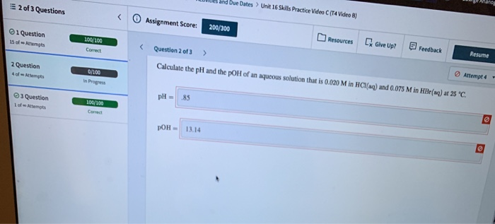 Solved bue Dates > Unit 16 Skills Practice Video C (T4 Video | Chegg.com