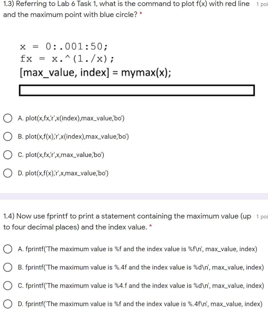 Solved You should now be familiar with MATLAB's built-in | Chegg.com