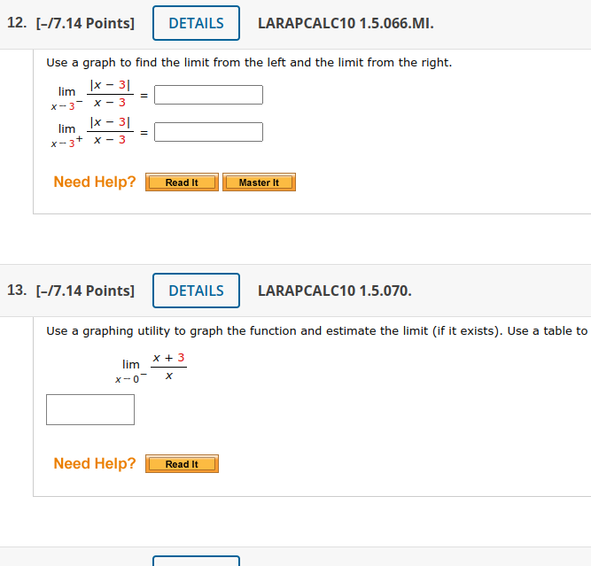 Solved Use a graphing utility to estimate the limit (if it | Chegg.com