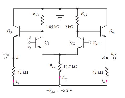 Solved Find values of VH, VL and VREF for the given circuit | Chegg.com