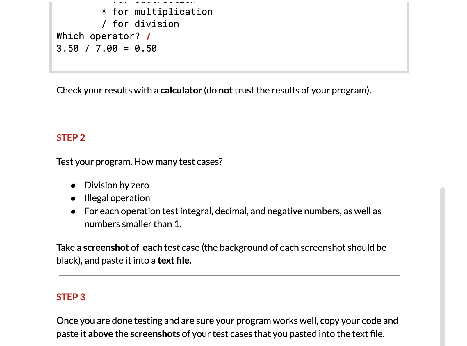 Solved The output MUST have the same format as the one shown | Chegg.com