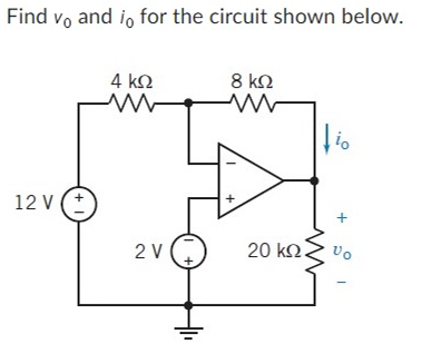 Solved Find v0 ﻿and i0 ﻿for the circuit shown below. | Chegg.com