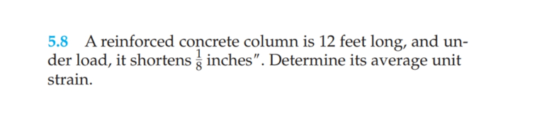 Solved 5.8 A reinforced concrete column is 12 feet long, and | Chegg.com
