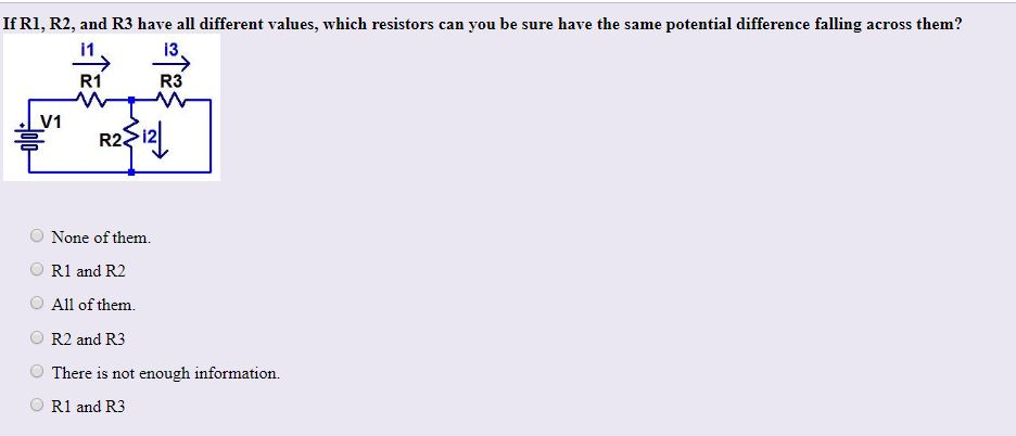 Solved Use the figure (where R1-R2-1/2 R3.) to answer the | Chegg.com