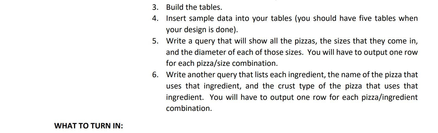 Solved Please provide the DDL to create the table, DML | Chegg.com