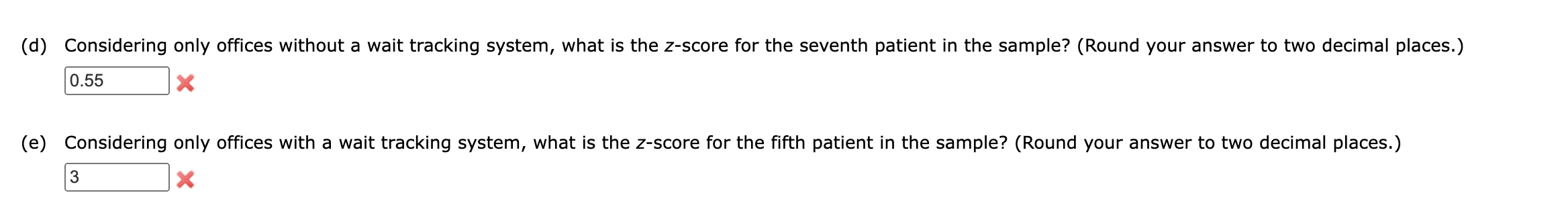 Solved system.d) Considering only offices without a wait | Chegg.com