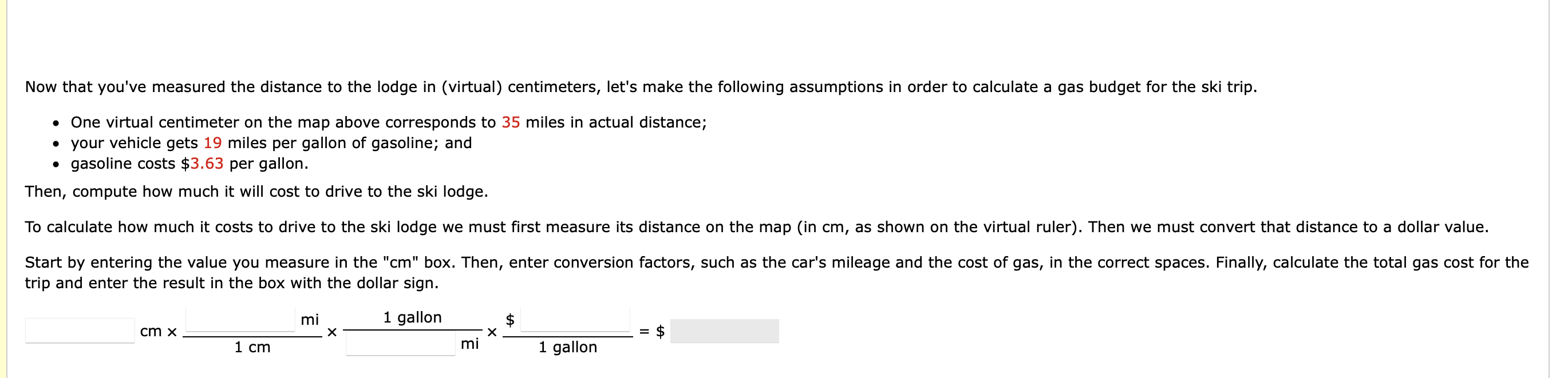 Solved Now that you've measured the distance to the lodge in | Chegg.com