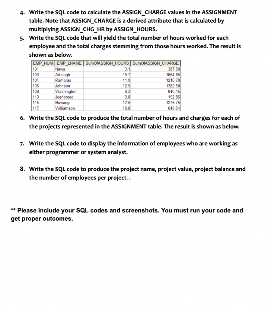 Solved Database name: Cho7_ConstructCo *30 > NOTE: Use the | Chegg.com