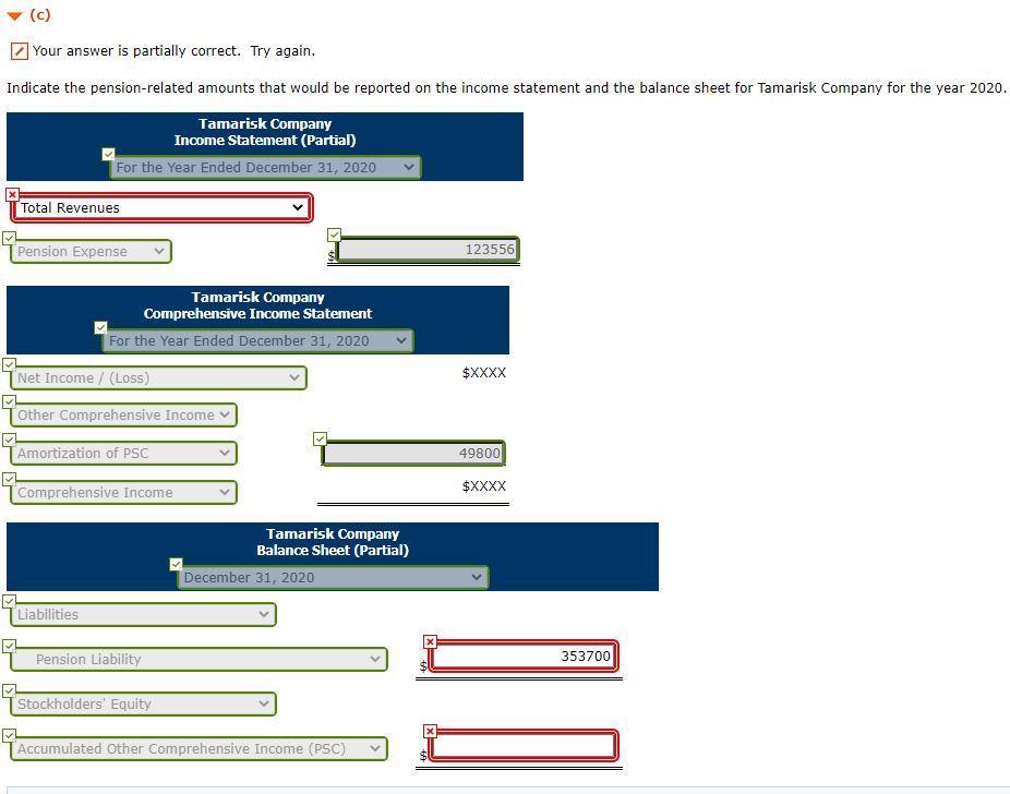Solved Exercise 20-11 (Part Level Submission) Tamarisk | Chegg.com