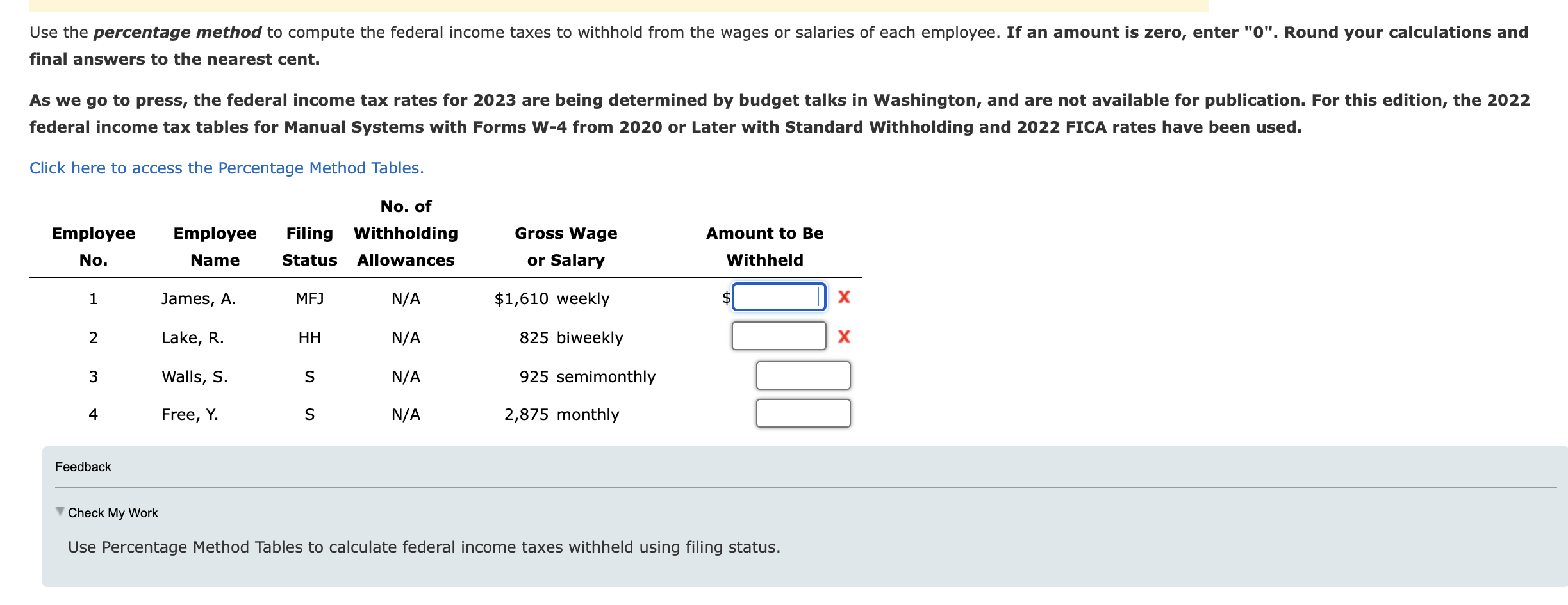 Federal Tax Withholding Tables Monthly | Cabinets Matttroy
