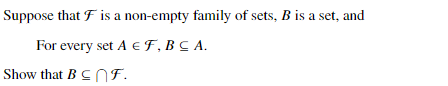 Solved Suppose that \\( \\mathcal{F} \\) is a non-empty | Chegg.com