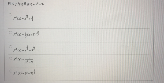 Solved Find X If Fx 9 9 X X 9 9 La Cr 9