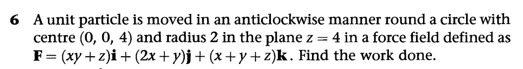 Solved A∩5 68π6 A unit particle is moved in an anticlockwise | Chegg.com