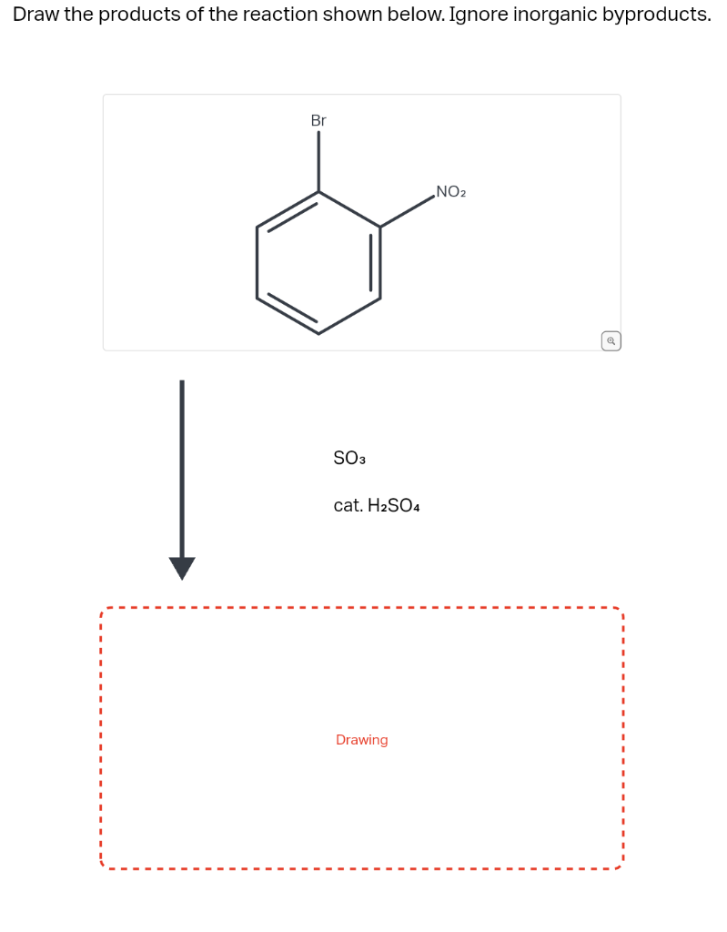 Solved Draw the products of the reaction shown below. Ignore | Chegg.com