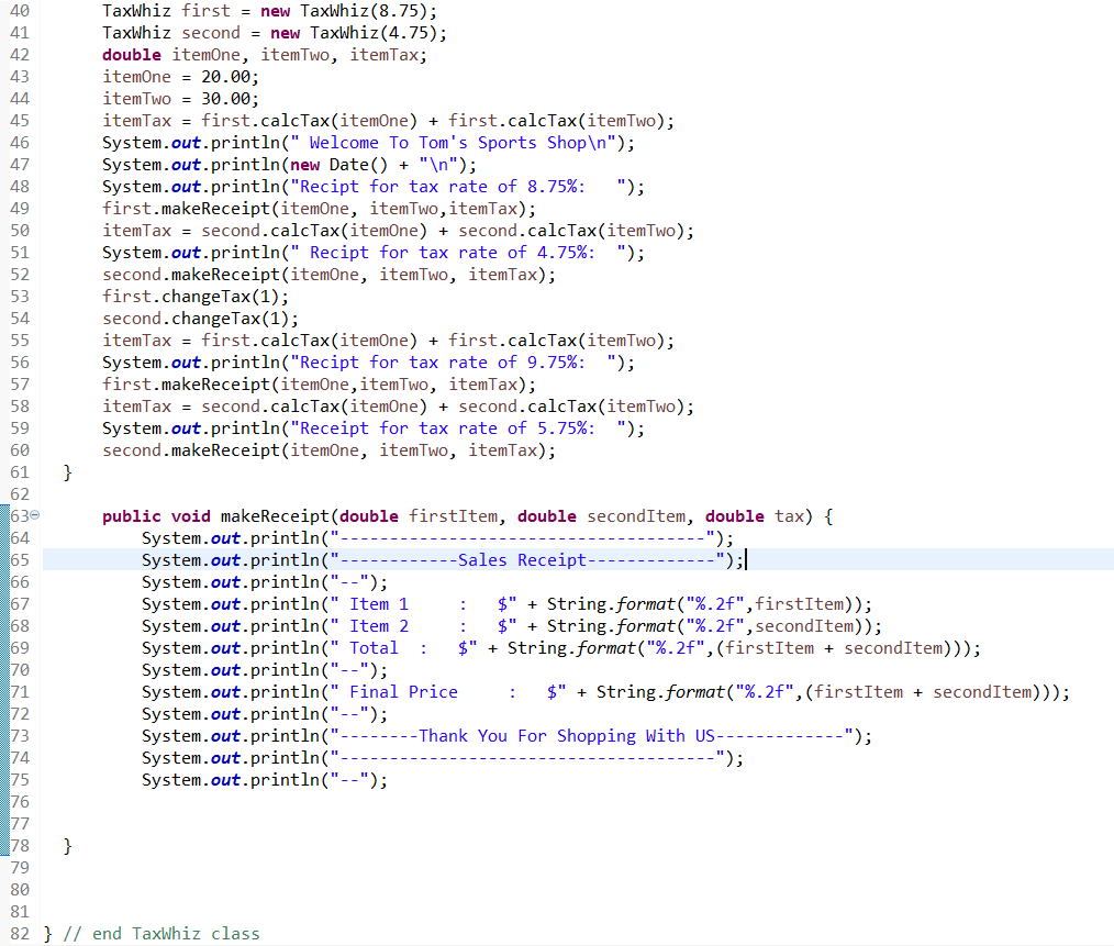 Solved Hi, I am writing a Java program that is supposed to | Chegg.com