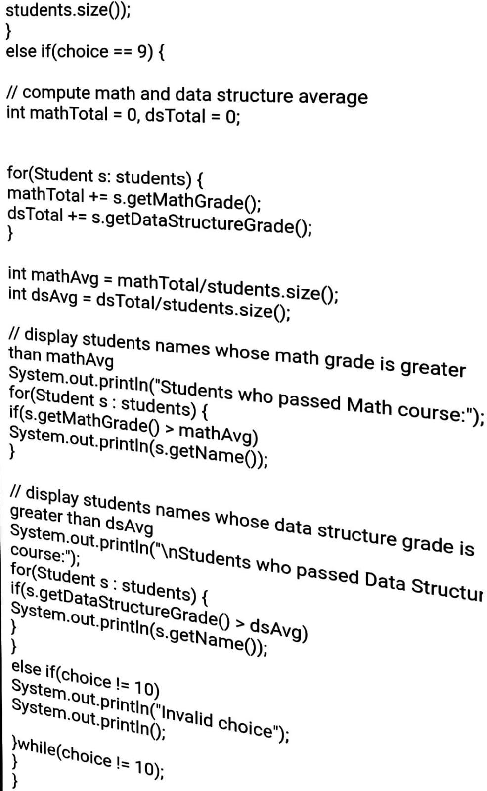 Solved I need someone who can rewrite this code without | Chegg.com