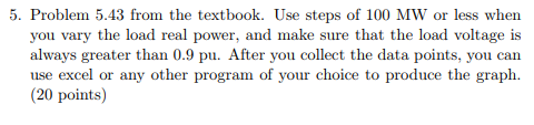Solved 5.43 Open PowerWorld Simulator case Example 5-4 and | Chegg.com
