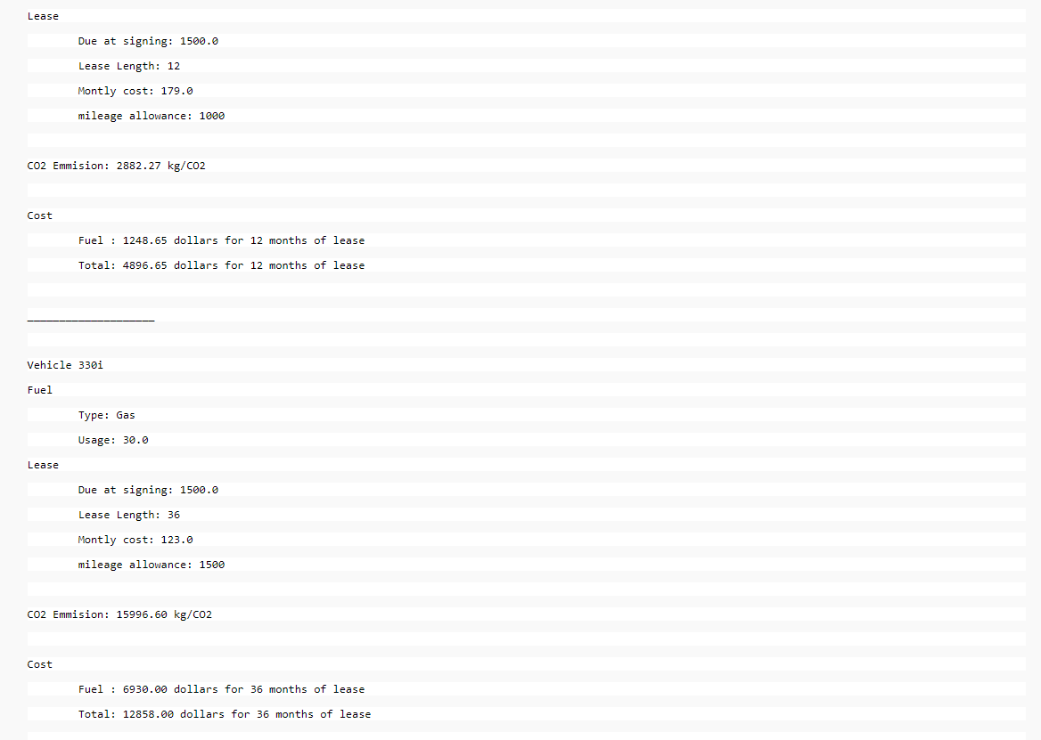 Solved 2. Leasing Cost (55 points) The purpose of this | Chegg.com