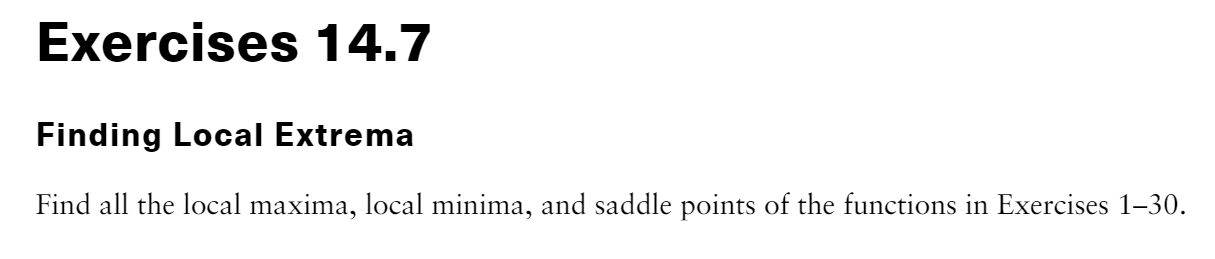 Solved Finding Local Extrema Find all the local maxima, | Chegg.com