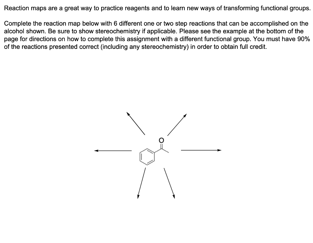 Solved Reaction maps are a great way to practice reagents | Chegg.com