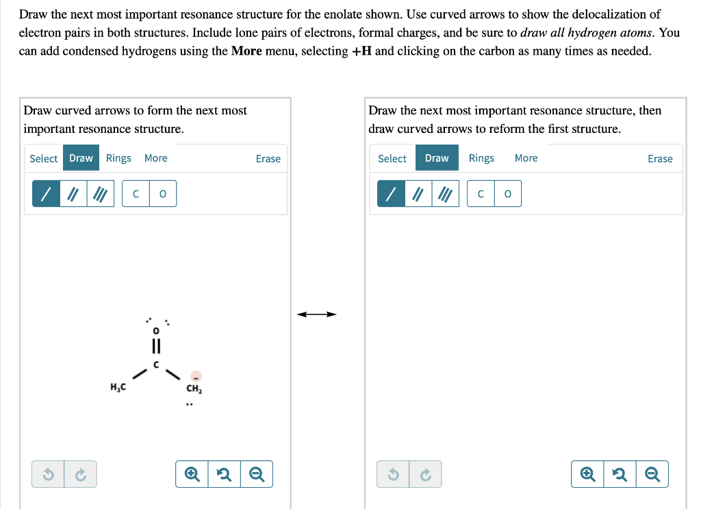 Solved Draw The Next Most Important Resonance Structure For