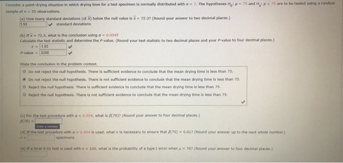 Solved Consider a paint-drying situation in which dying time | Chegg.com