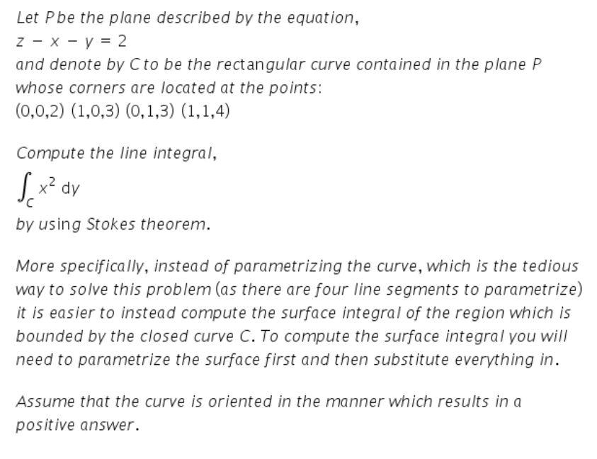 Solved Let Pbe the plane described by the equation, Z - x - | Chegg.com
