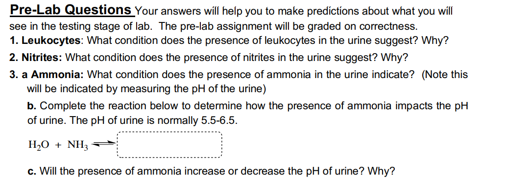 Solved Pre-Lab Questions Your answers will help you to make | Chegg.com