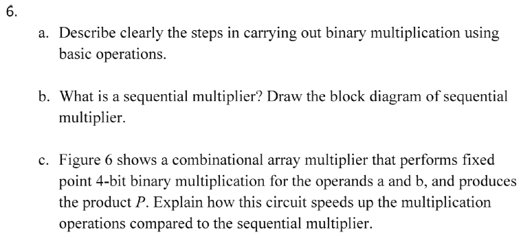 Solved a. Describe clearly the steps in carrying out binary | Chegg.com