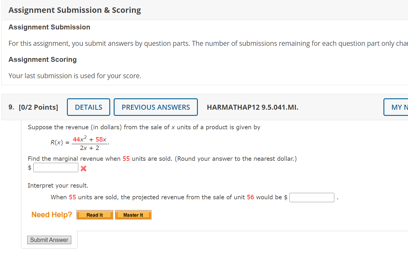 Solved Assignment Submission \& Scoring Assignment | Chegg.com