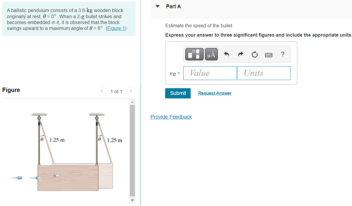 Solved A ballistic pendulum consists of a 3.8−kg wooden | Chegg.com