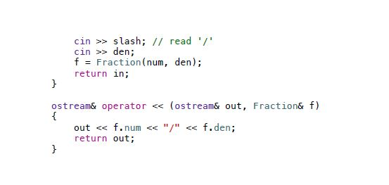 Solved In C++ Define a class for rational numbers. A | Chegg.com