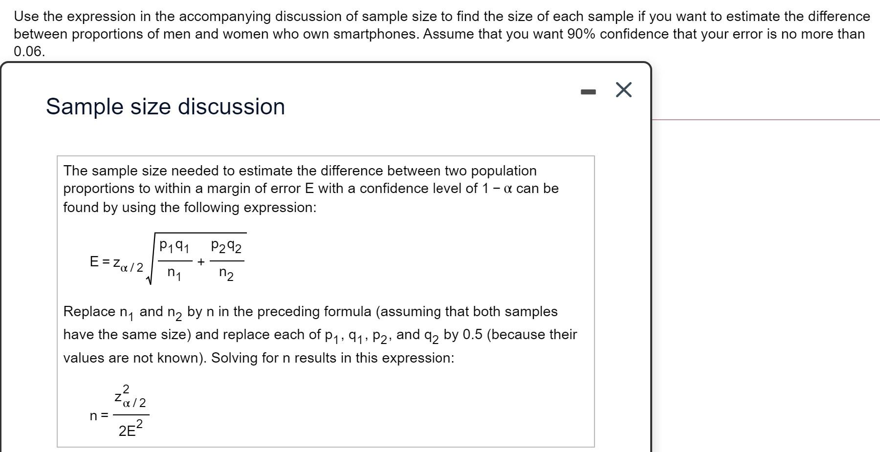 Solved Use the expression in the accompanying discussion of | Chegg.com