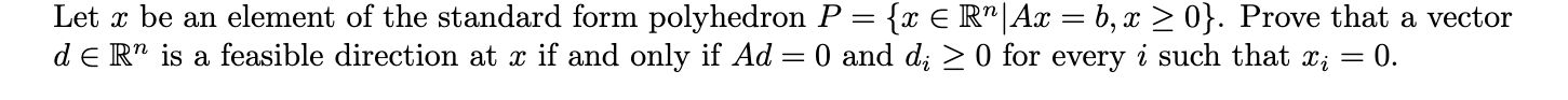 Solved Consider the problem of minimizing c′x over a | Chegg.com