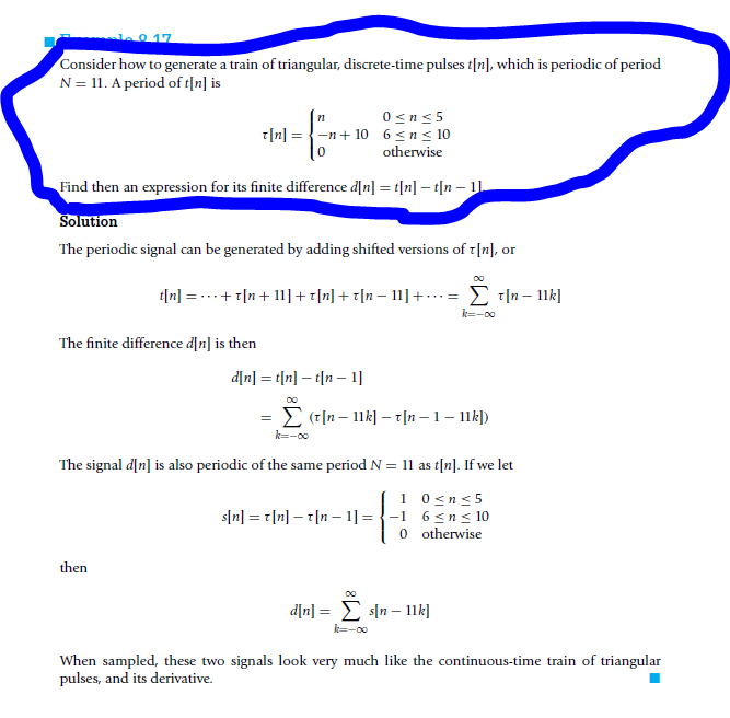 Solved Consider how to generate a train of triangular, | Chegg.com