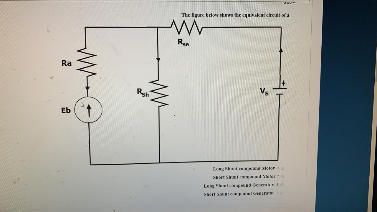 Solved > The figure below shows the equivalent circuit of a | Chegg.com