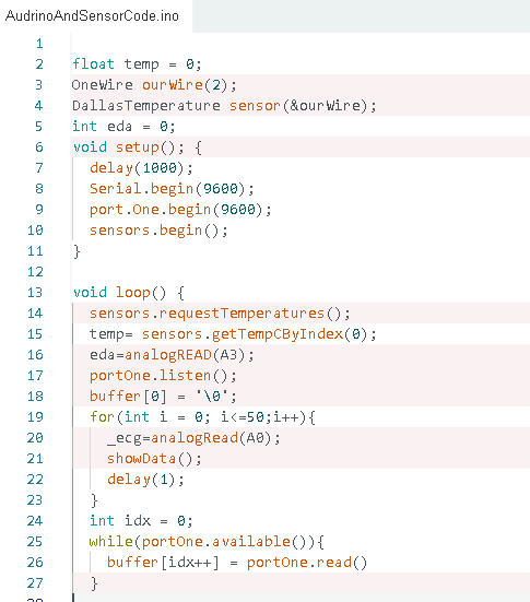 Solved AudrinoAndSensorCode.ino | Chegg.com