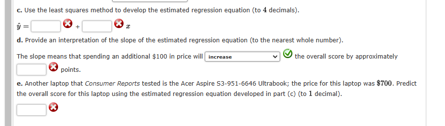 Solved To help consumers in purchasing a laptop computer, | Chegg.com