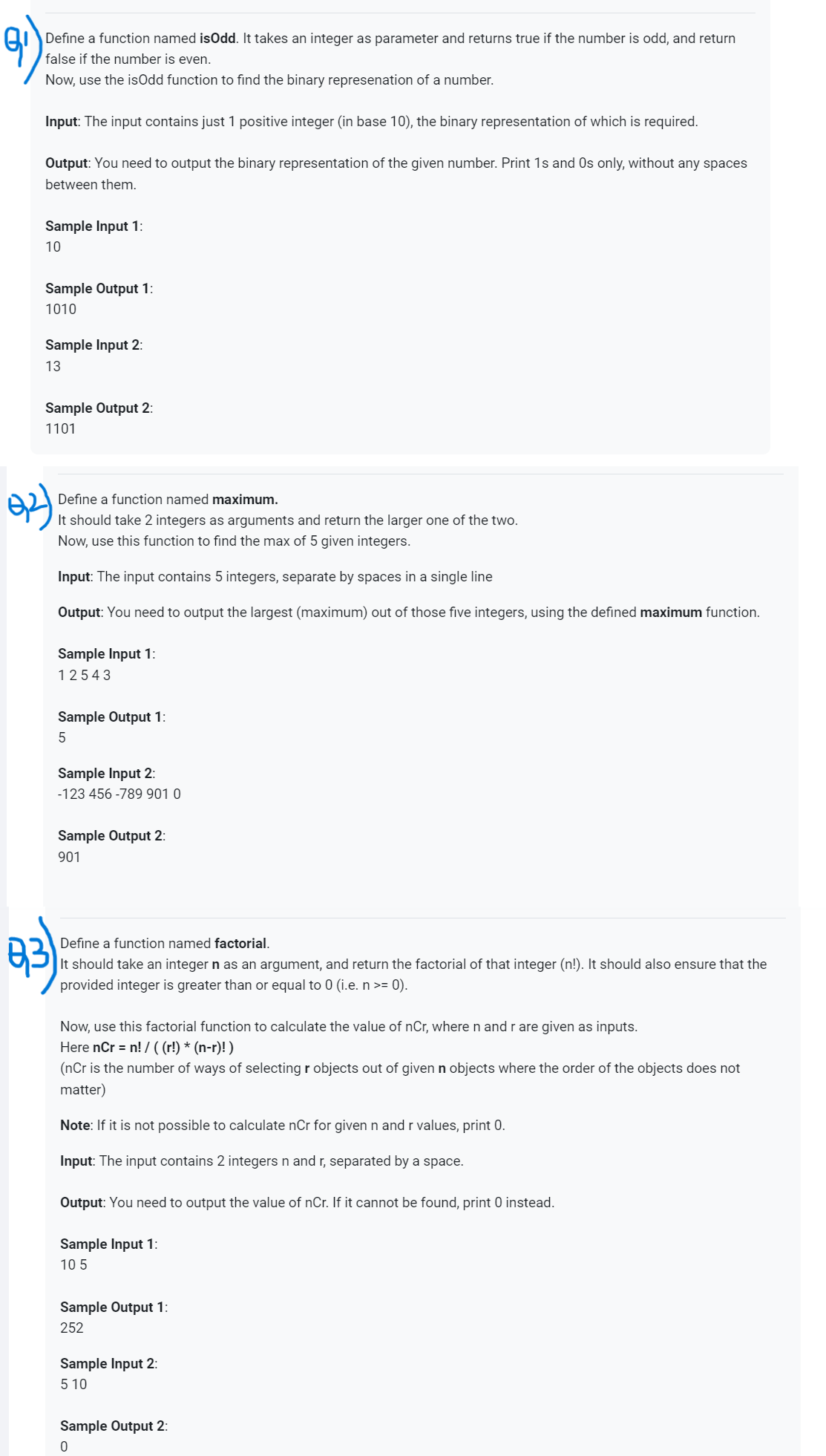 Solved Please solve the Q.1,2 and 3 in C programming | Chegg.com