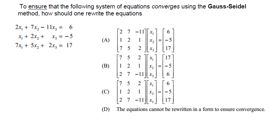 Solved Numerical Methods Question Please Explainsolve 