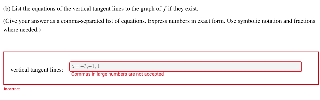 Solved List the equations of the vertical tangent lines to | Chegg.com